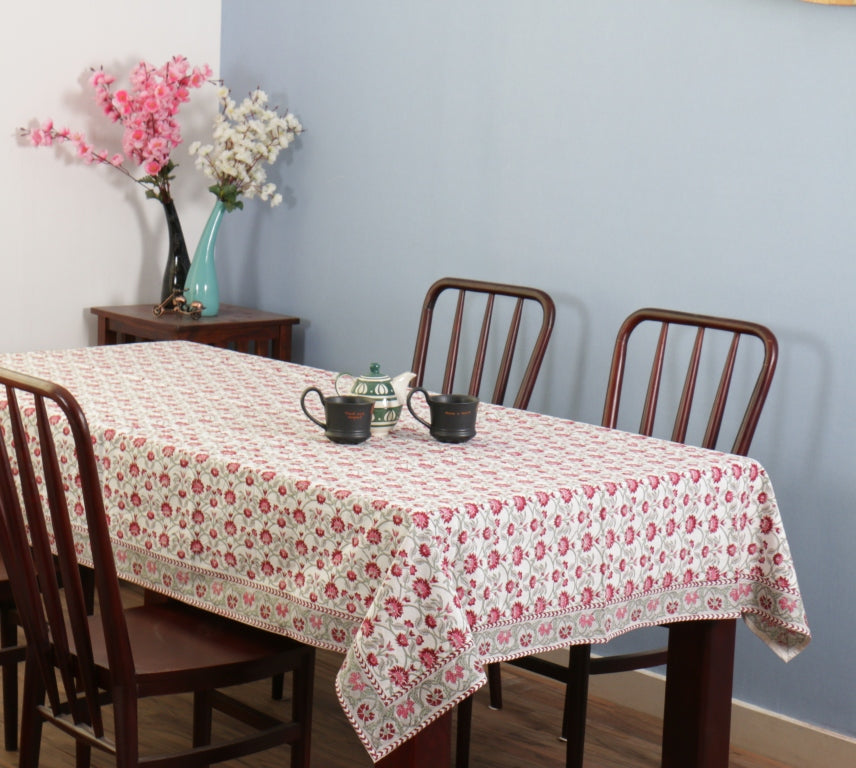 Hand Block Printed Cotton Table Covers | Organic Cotton | Myyra Jaipur ...